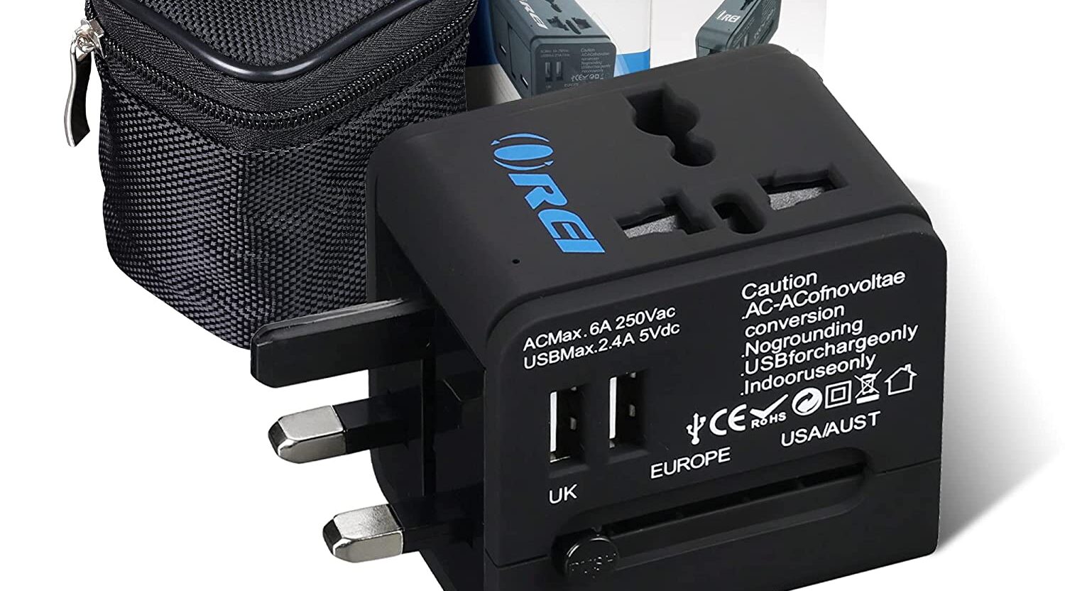 OREI Universal Travel Adapter with 2 USB Ports: Your Travel Companion ...